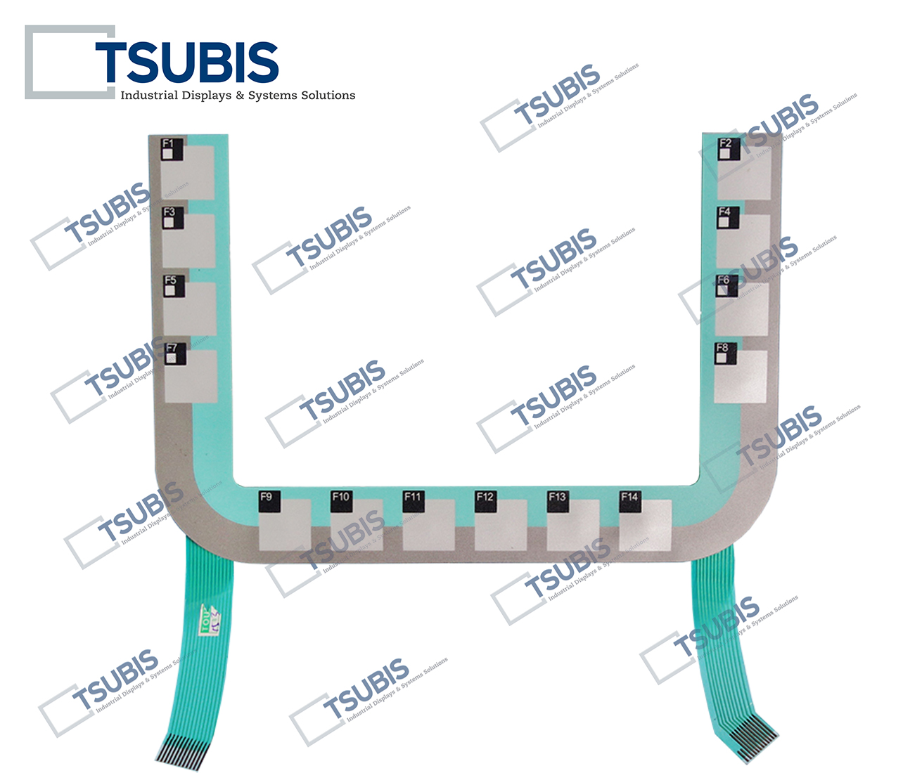 ᑕ ᑐ Membrane Keypad for Mobile Panel 170 • Tsubis GmbH